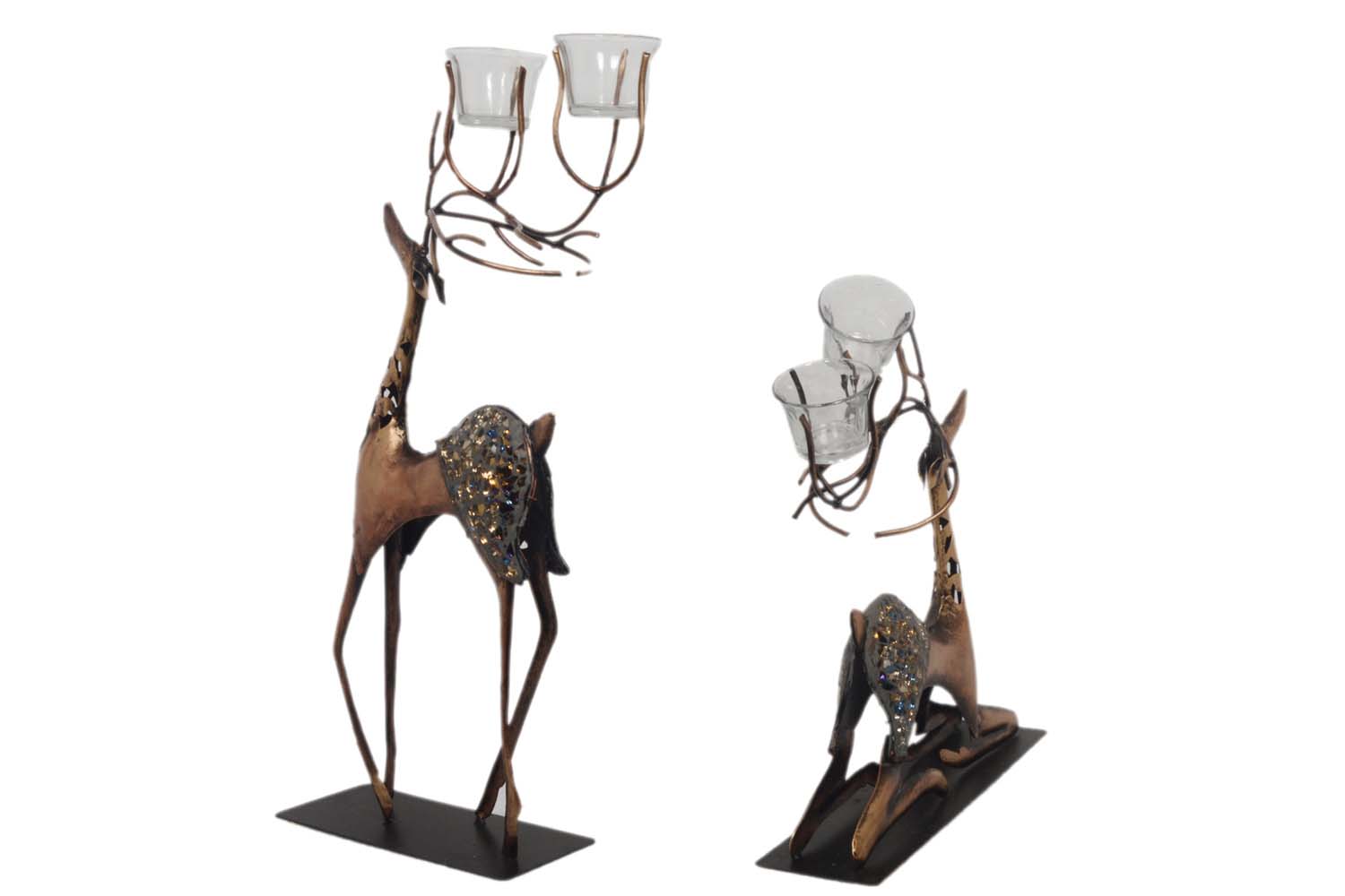 Buy Iron Deer Set of 2 | Home Decor, Iron Decor Furniture