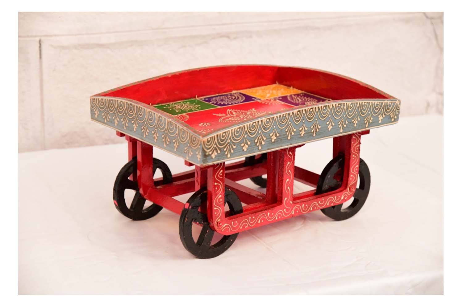 Buy Wooden Thela | Home Decor, Iron Decor Furniture